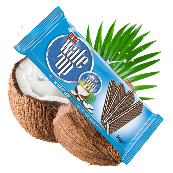 Eti Wafe`up Wafer with Coconut Cream - Hindistan Cevizli Gofret 142 gr ...